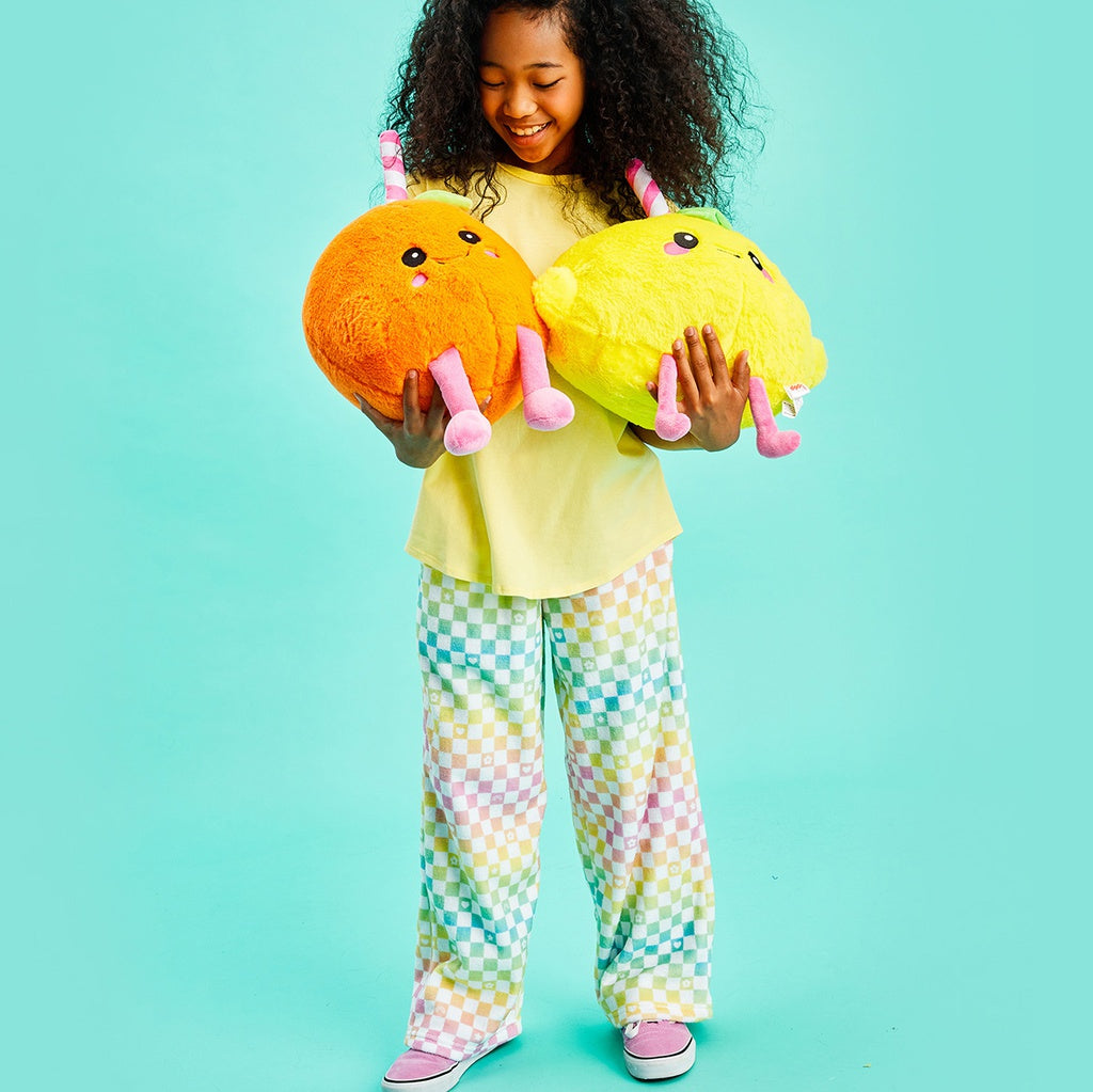 Pink Lemonade Furry and Fleece Plush – The Square Gift Co.