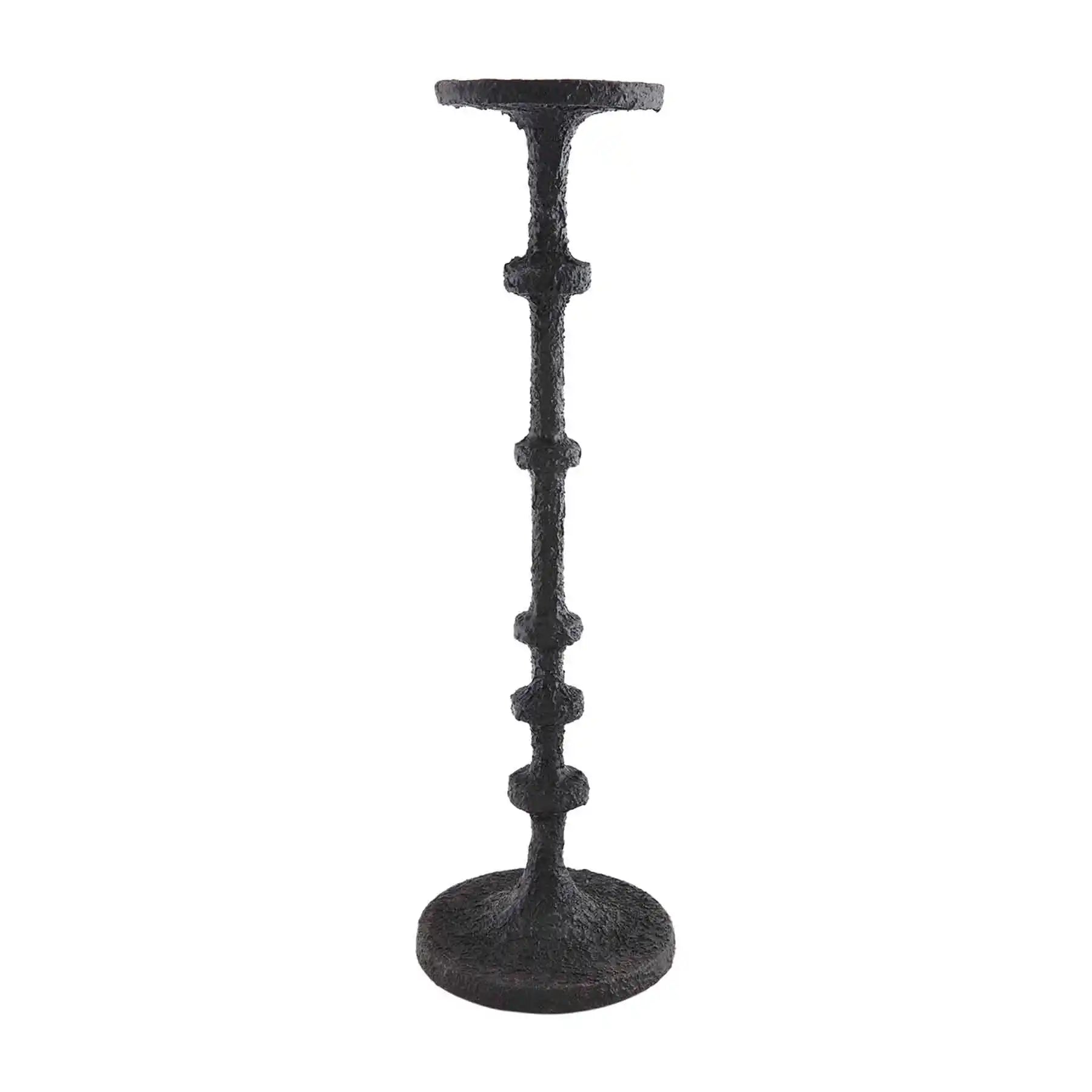 Large Black Metal Candlestick – The Square Gift Co.